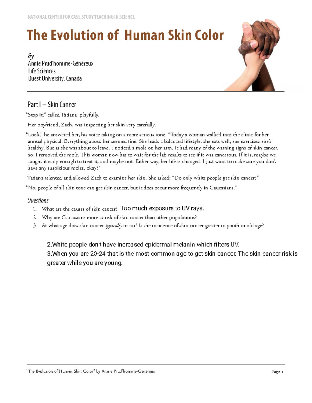 Kami Export - Sophia Woodham - skin pigmentation - “ e Evolution of ...