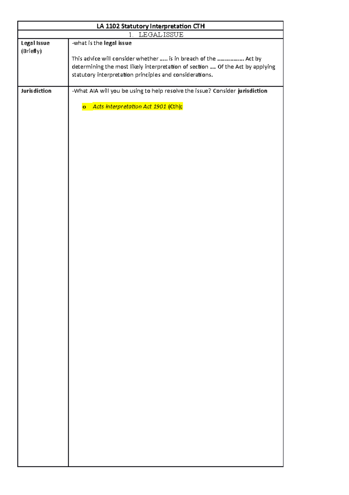 Exam Prep CTH complete - Exam Preparation Notes. Summary of the entire ...
