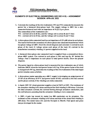Unit 1 DC CIRCUITS - Basic Electrical Engineering - PESU - Studocu