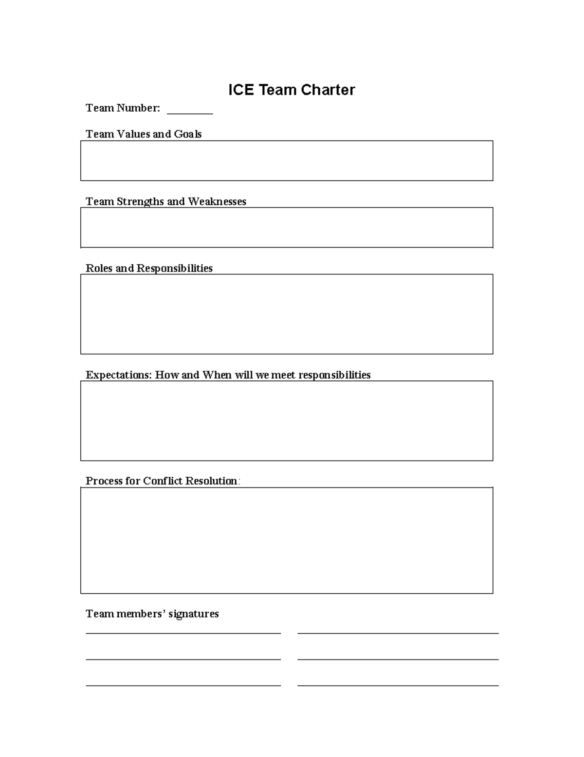 ICE Team Charter Blank copy (1) (002) - Innovate 1Z03 - ICE Team ...