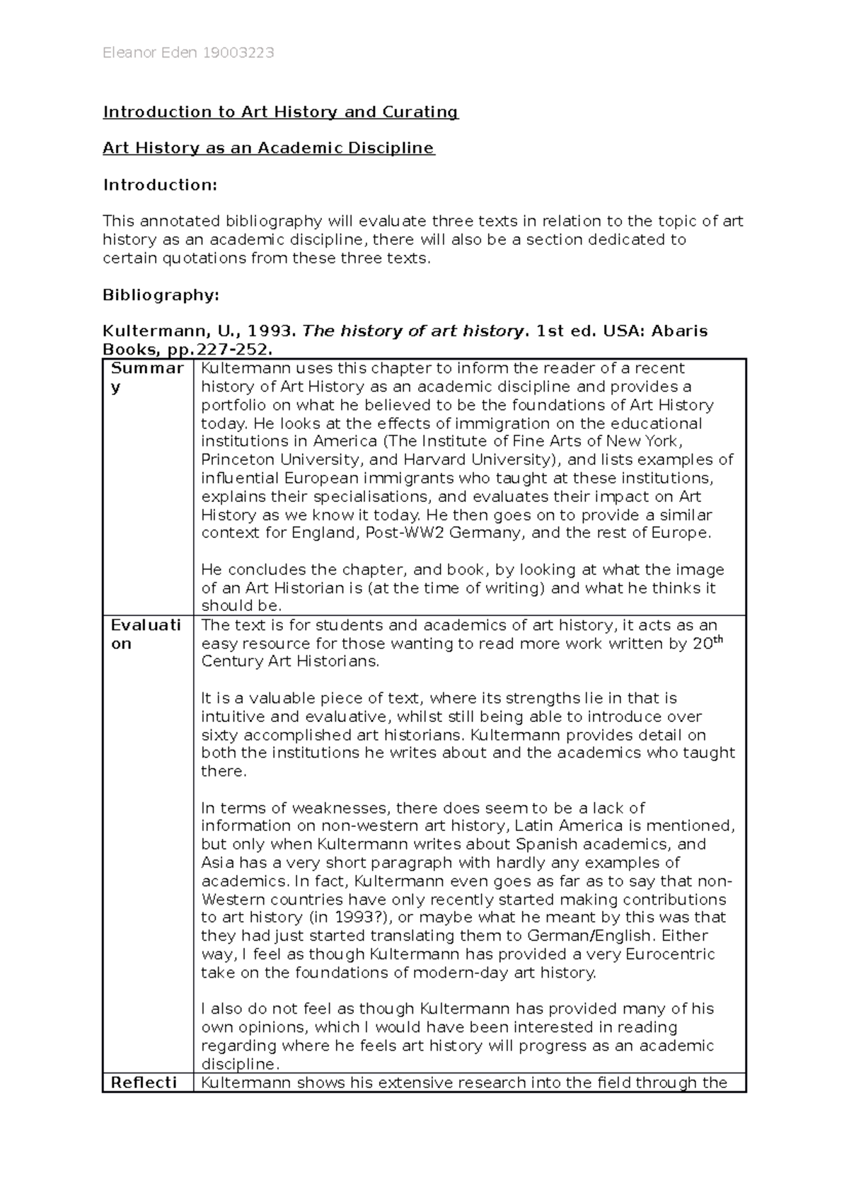 Art History as an Academic Discipline - Introduction to Art History and ...