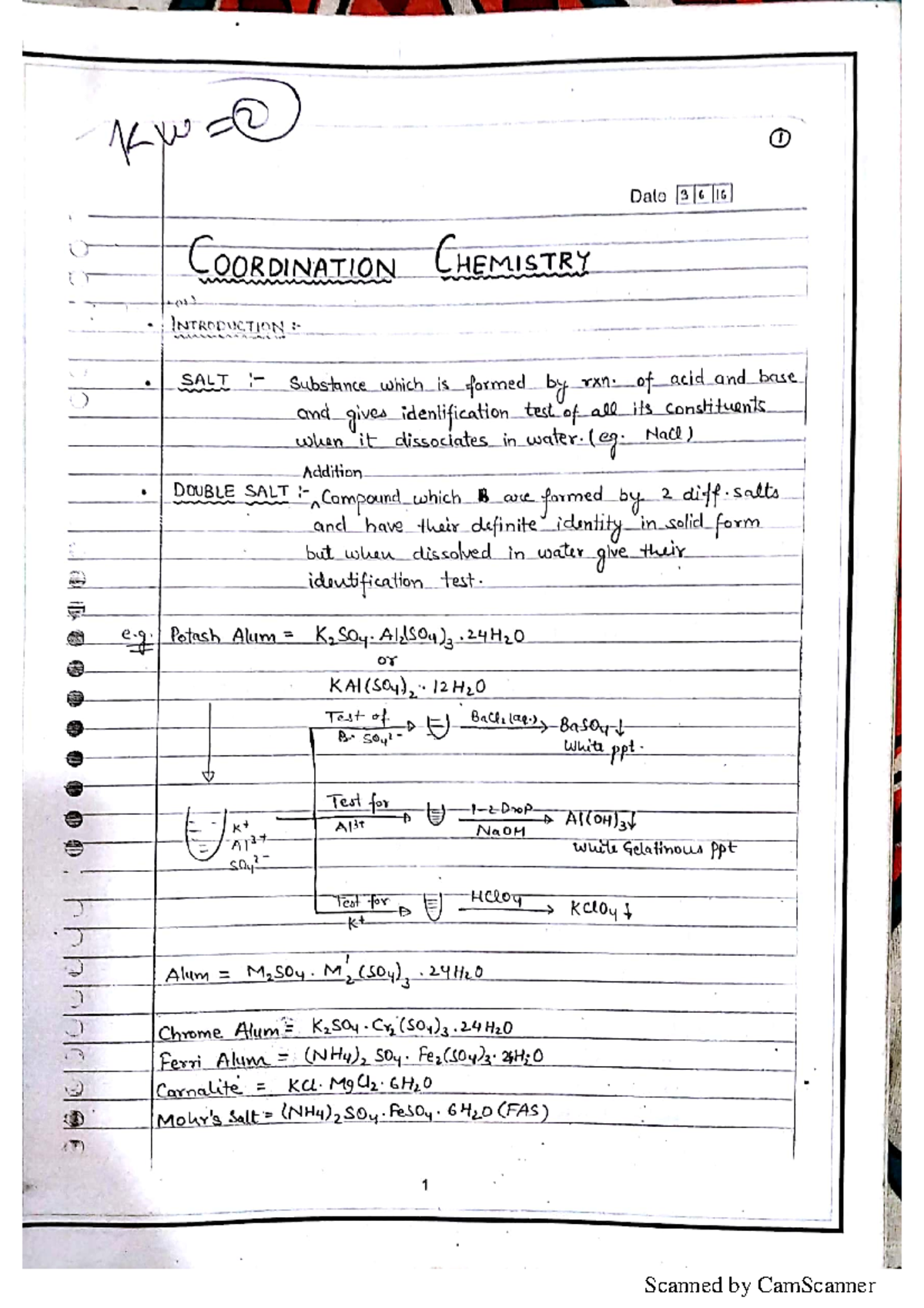 Inorganic chem kota P-2 - Chemistry - Studocu