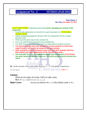MTH631 Ahmad-midterm - midterm past papers - real analysis-II - Studocu