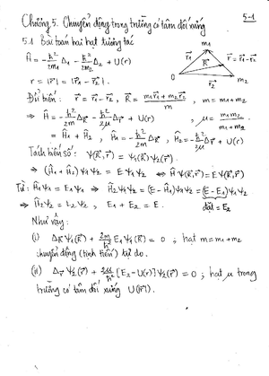 PH4731 Quang tu Bai tap chuong 1 Quang hinh hoc Thoan soan - Chương 1. Quang hình Bài 1 (P1.1 ...