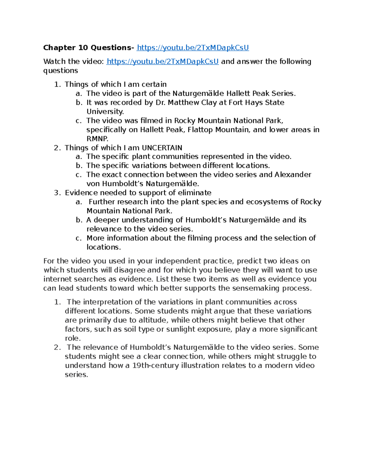 101112 Questions - Assignment. Your document will be shared on other ...