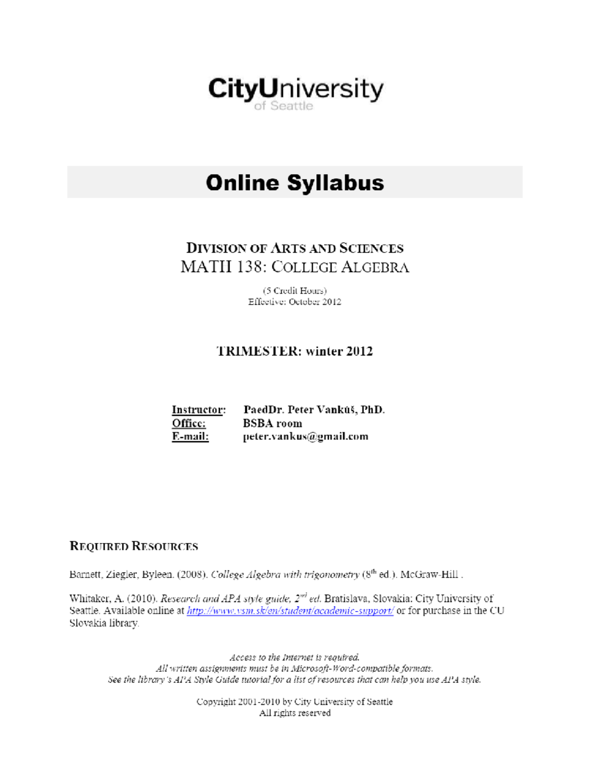 College Algebra - MATH-121-46479 - Studocu