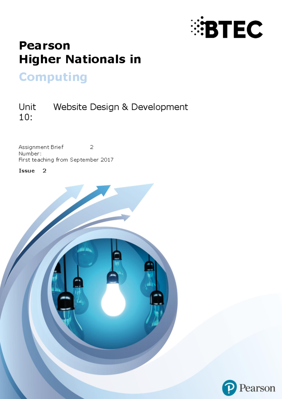 Unit 10 Website Design and Development Ass02 - Pearson Higher Nationals in Computing Unit 10 ...