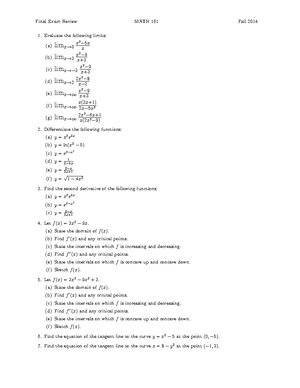 Cheat-Sheet Derivative Rules - 1016 161 - Studocu