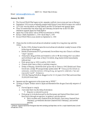 The causes of World War II, including the Treaty of Versailles, the ...
