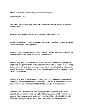 7-1 Final Project ENG 130 - Analysis of Take a Break! By Nicole Peluse ...