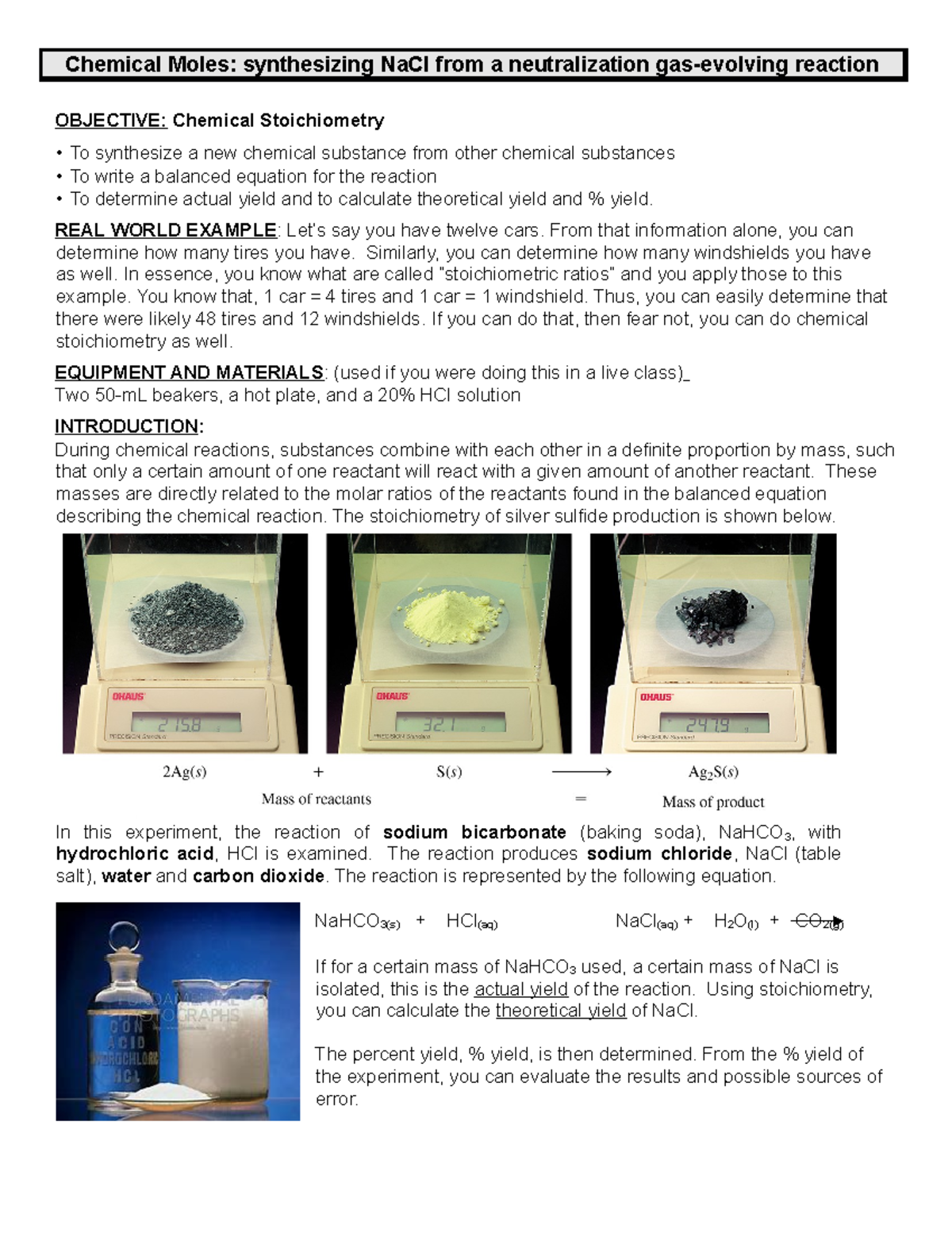 UTF-8''Synthesizing%20Na Cl%20%20Online%20Lab - Chemical Moles ...