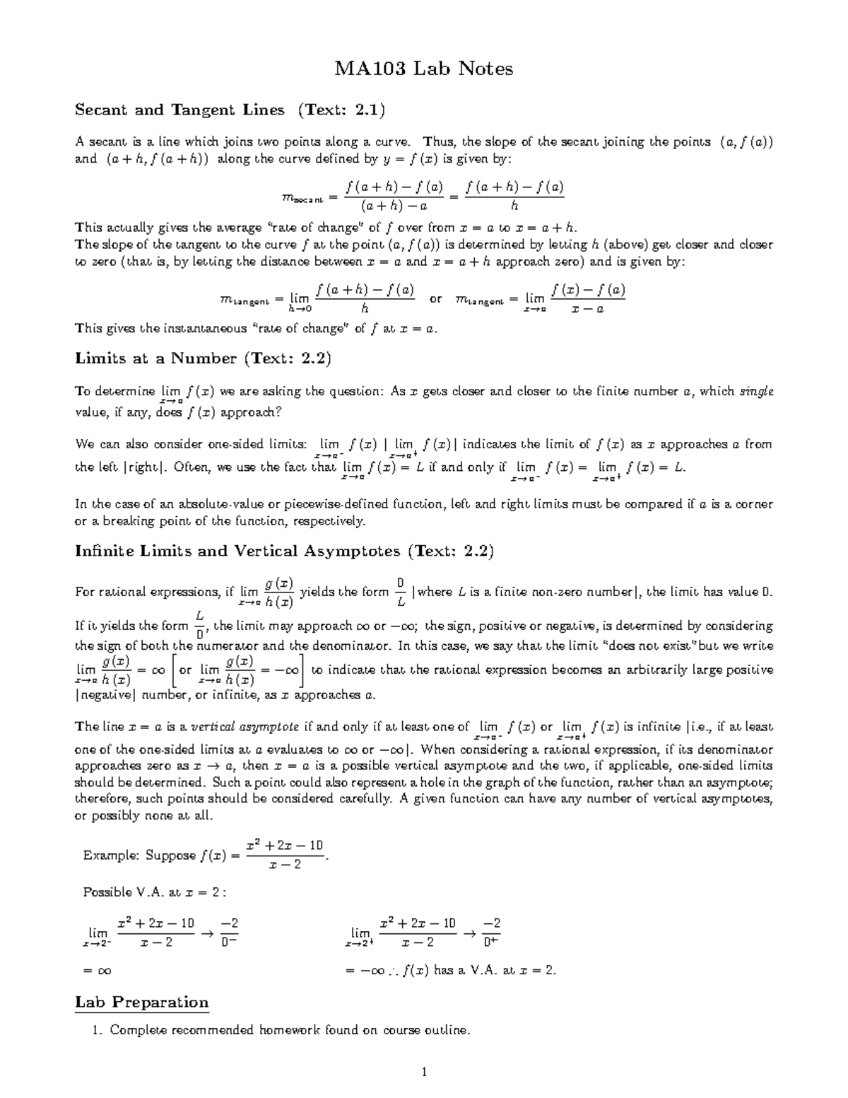 MA103 Lab 1 Notes - class Sorted_List: def __init__(self): """ - - Studocu