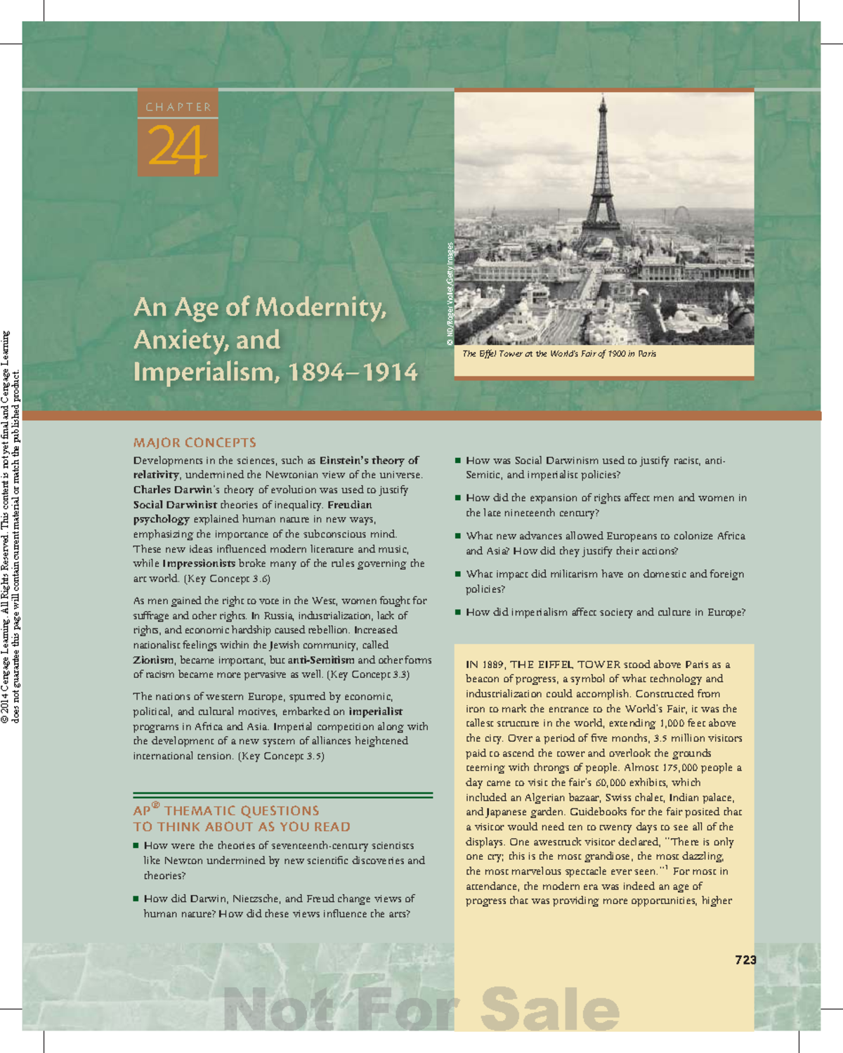 AP EURO Textbook CH24 - BOOK - C H A P T E R 24 An Age of Modernity ...