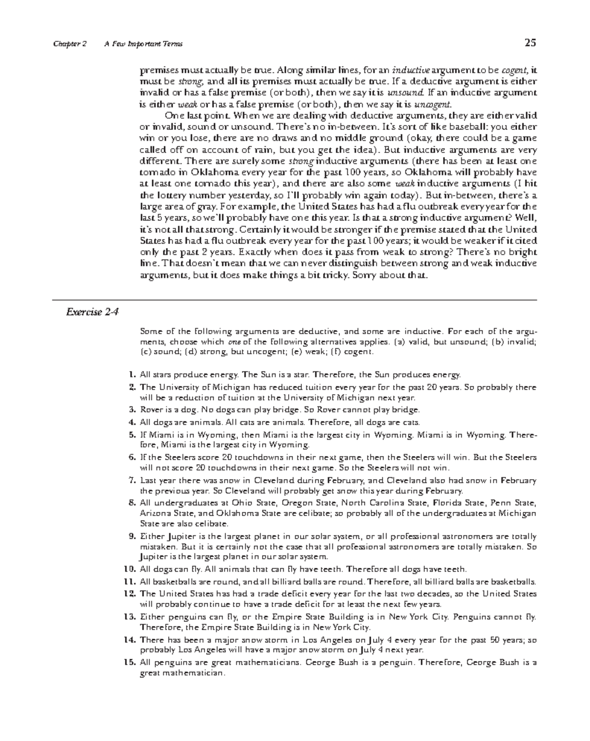 46 - Hello - Chapter 2 A Few Important Terms 25 premises must actually ...