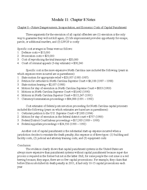 Module 8 Power Point Notes - To this point, we have mainly talked about ...