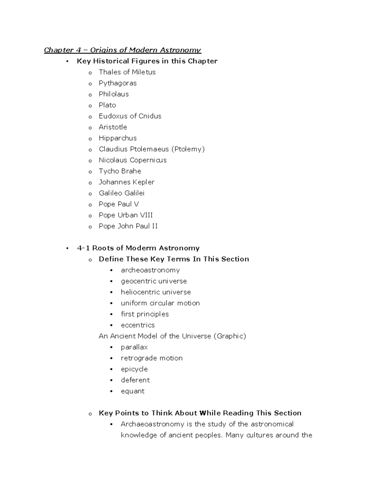 Chapter 4 - Origins of Modern Astronomy - Study Companion - Chapter 4 ...
