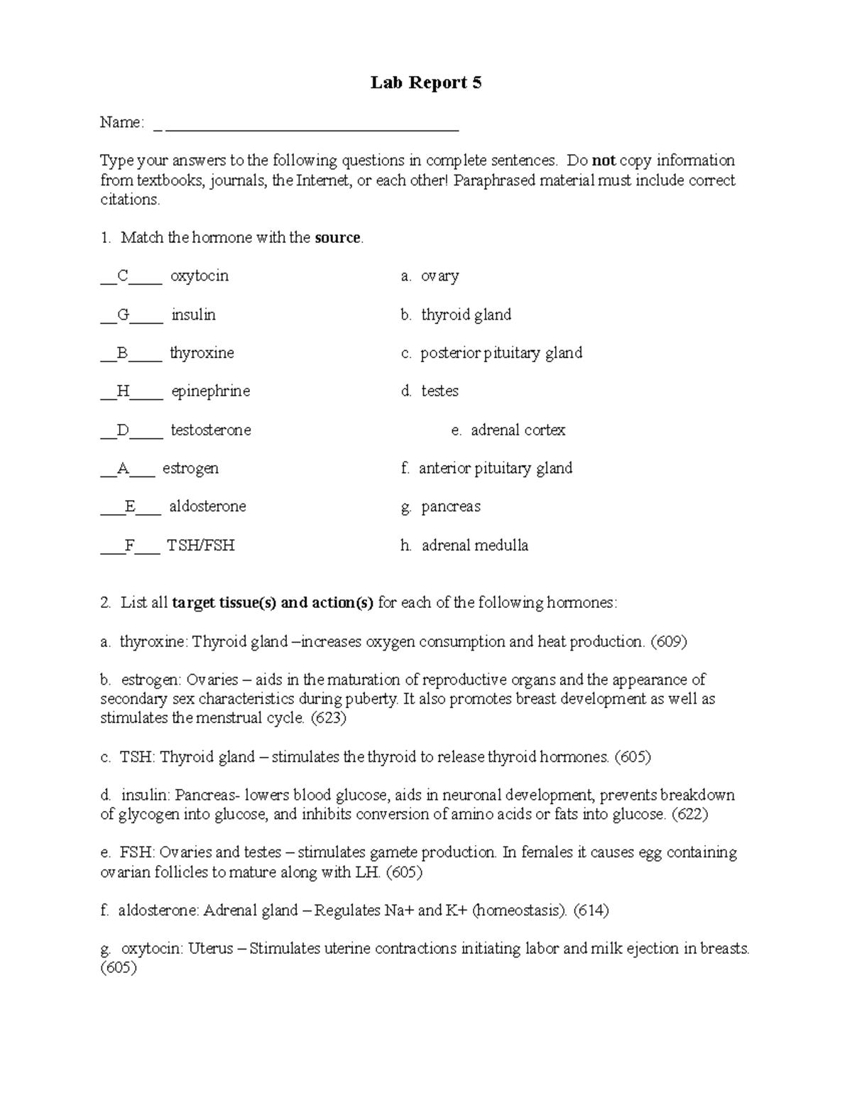 LR5 - BIOL120 - F2014 - Lab assignment - Lab Report 5 Name