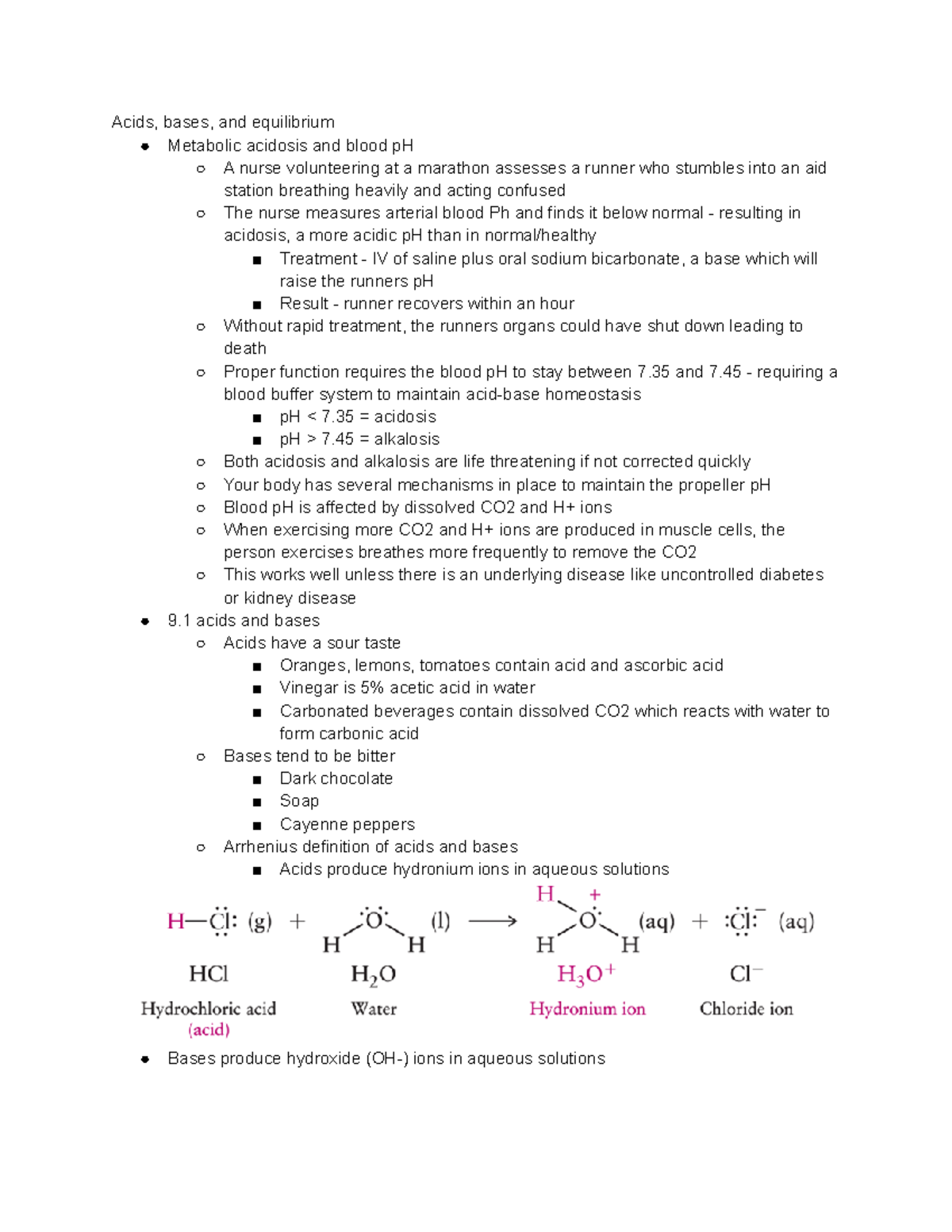 Chem Ch 9 - Lecture notes 9 - CHEM 1083 - SLU - Studocu