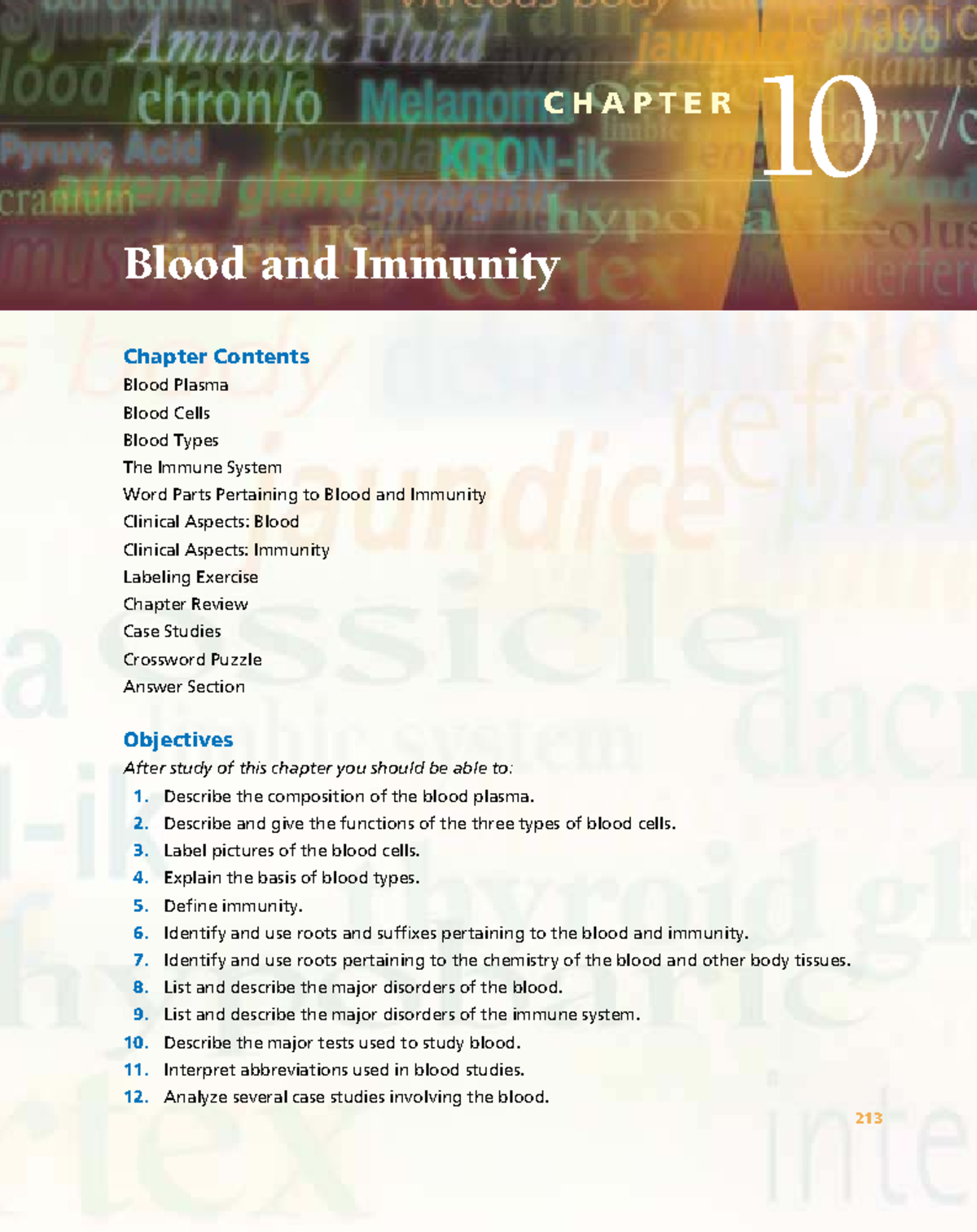 Blood and Immunity - ####### Chapter Contents Blood Plasma Blood Cells ...