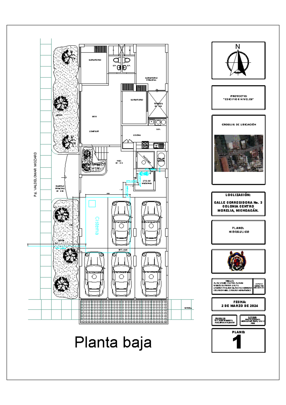 PLano 1 - ####### NPT. ±0. ####### ESTACIONAMIENTO ESTACIONAMIENTO ...