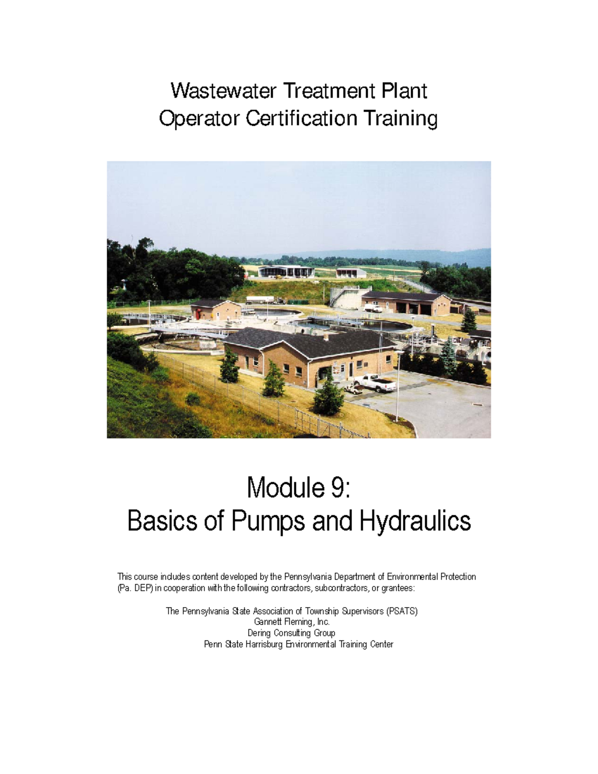 Ww09 pumps and hydraulics wb - Wastewater Treatment Plant Operator ...