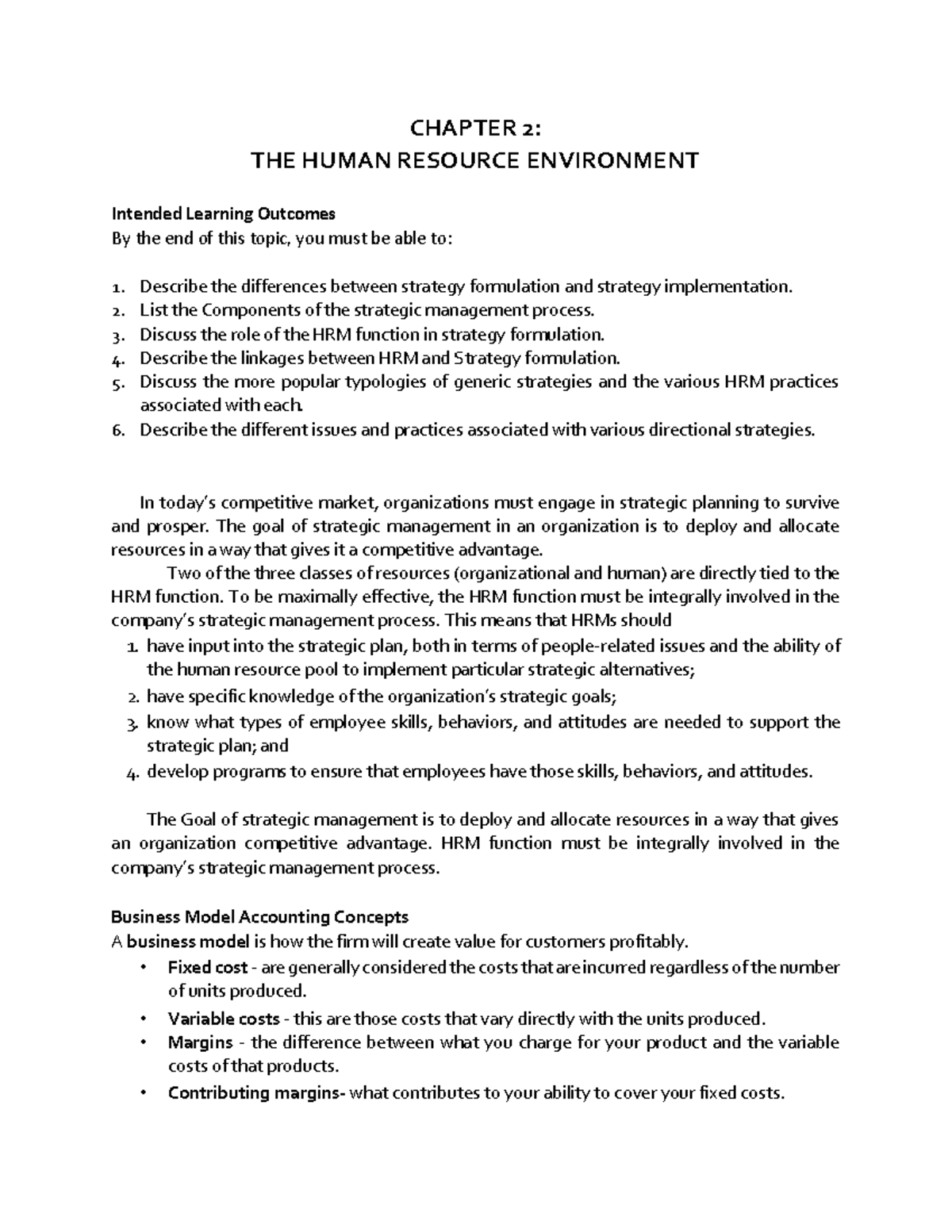 CHAP 2 - Human resource management (HRM) is the practice of recruiting ...