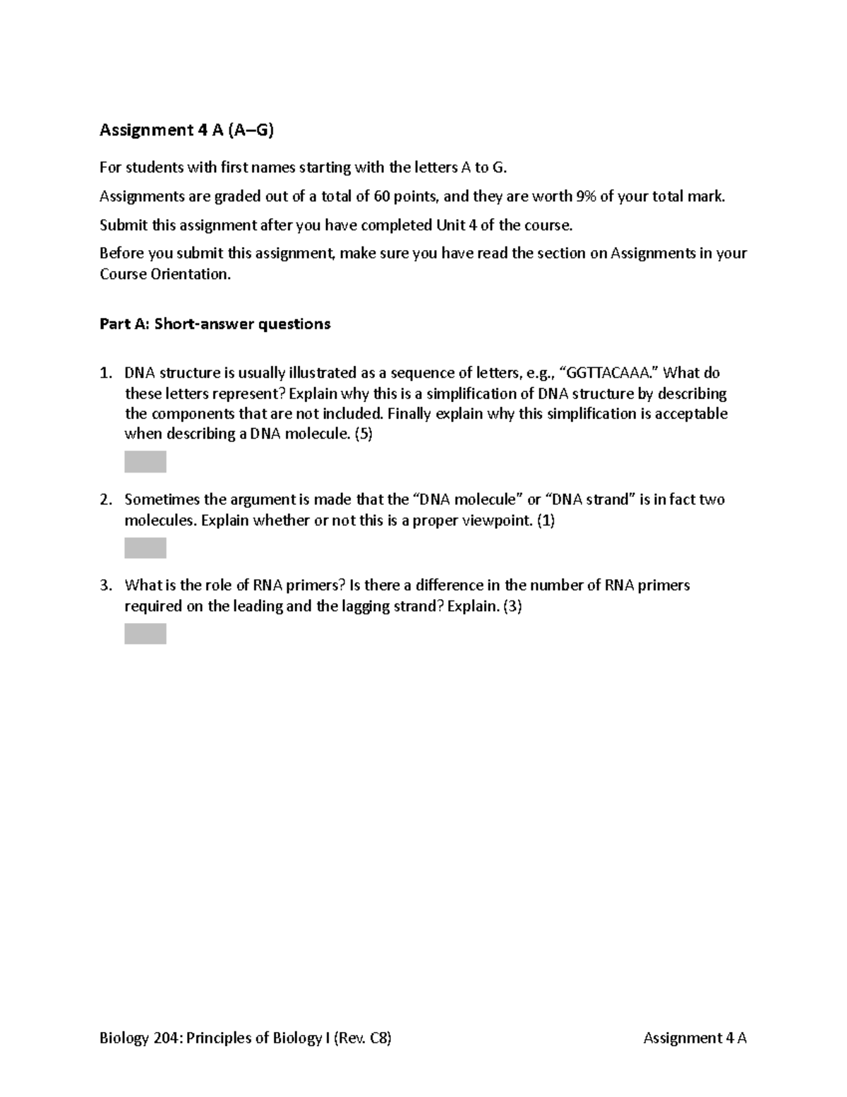 Assignment 4A (A G) - Questions - Assignment 4 A (A–G) For students with first names starting ...