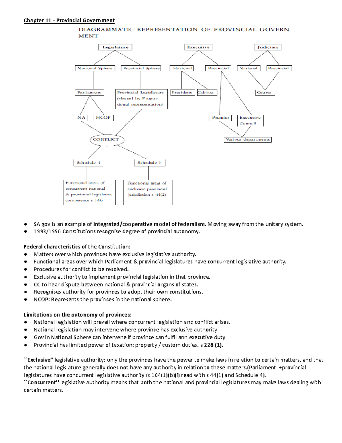 Chapter 11 - Provincial Government - Chapter 11 - Provincial Government ...
