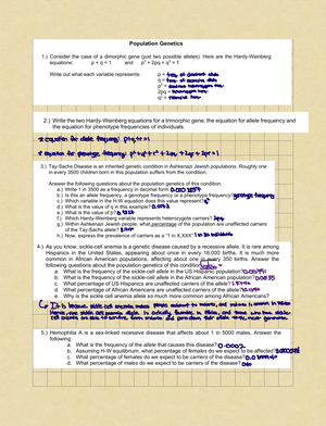 Chapter 11 Genetics - Lecture Notes - The Genetic Code Determines How ...