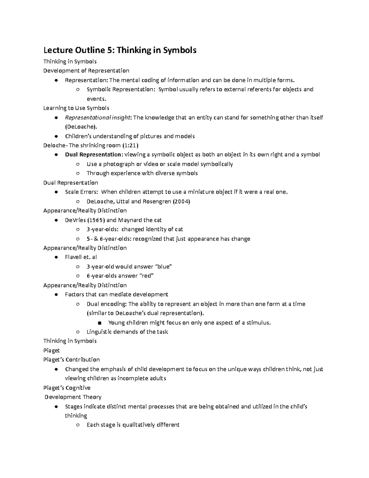 Week 7 notes - Dr. Kristin Atchison - Lecture Outline 5: Thinking in ...