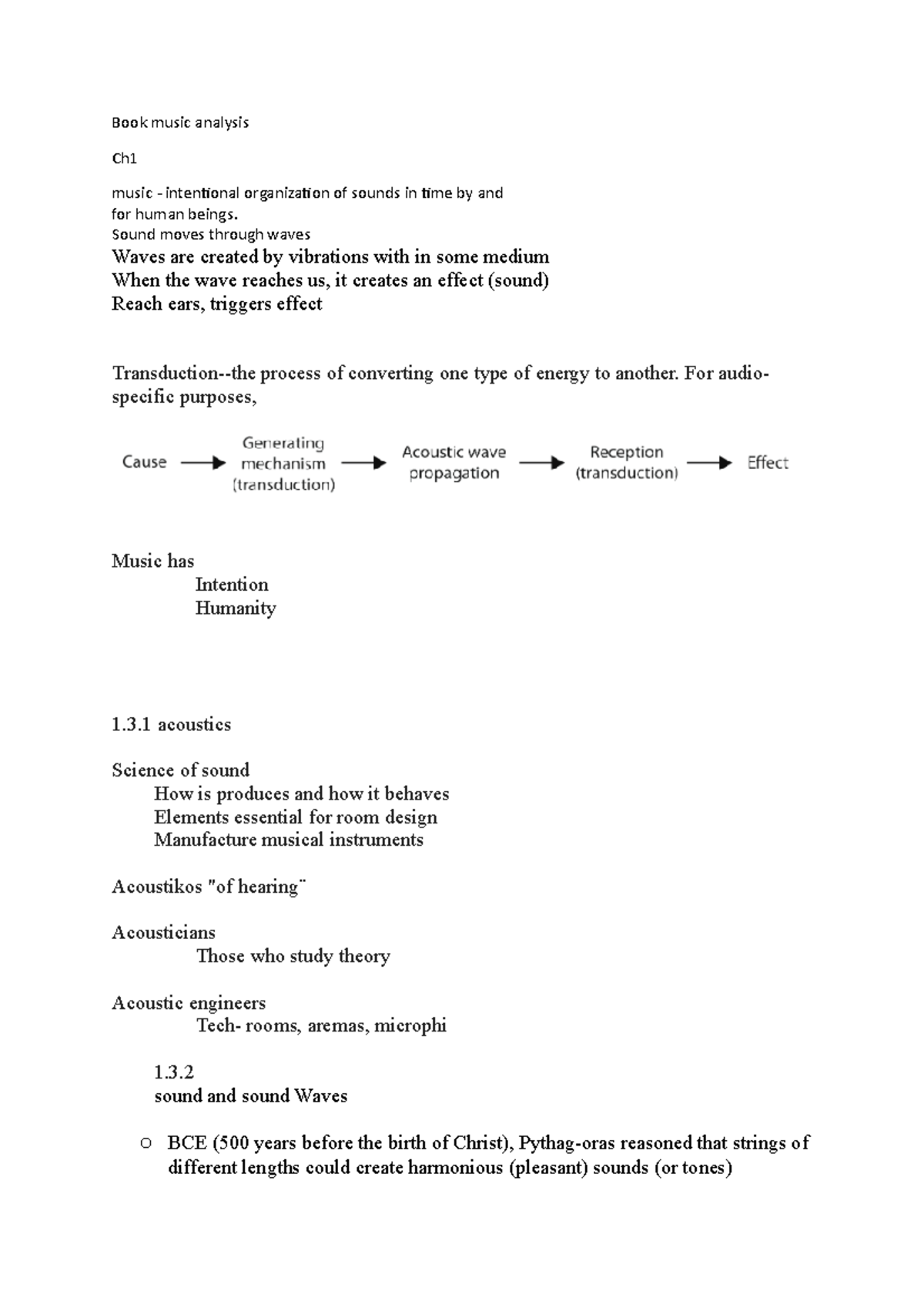Book music analysis music 1 - Book music analysis Ch music ...