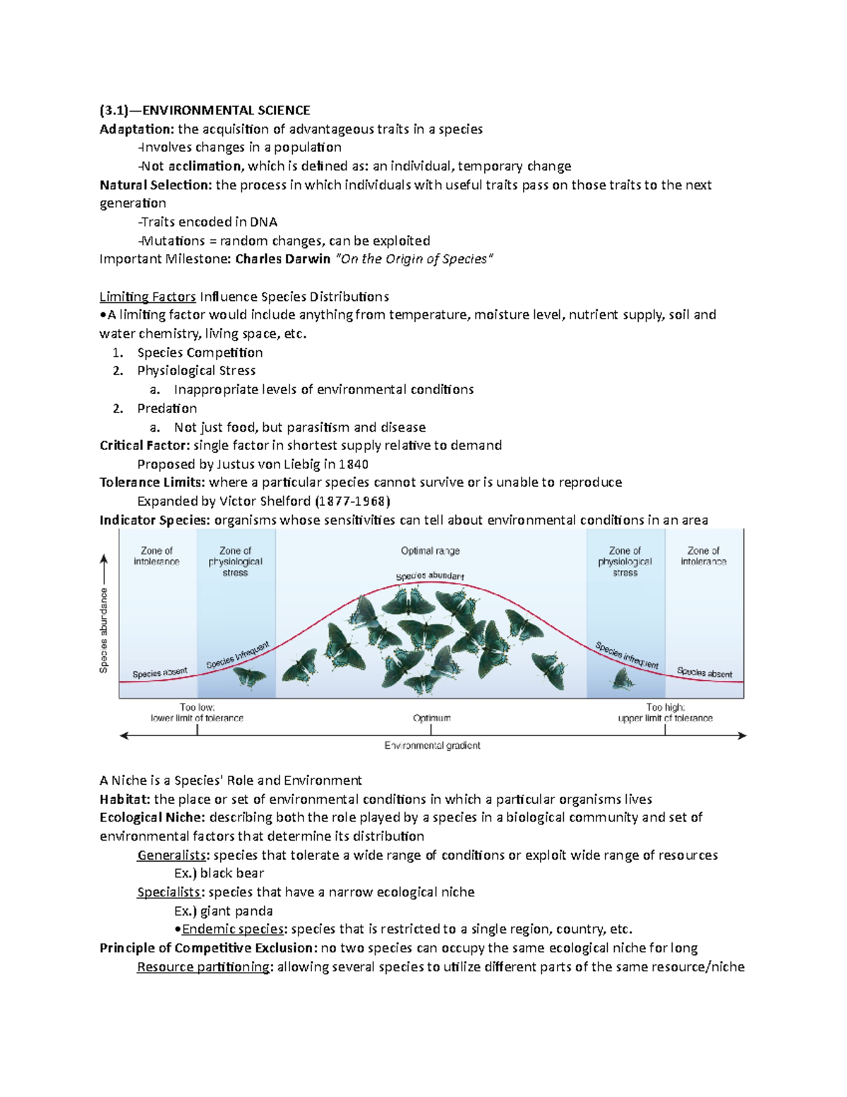 3 - Summary Principles of Environmental Science - (3)—ENVIRONMENTAL ...