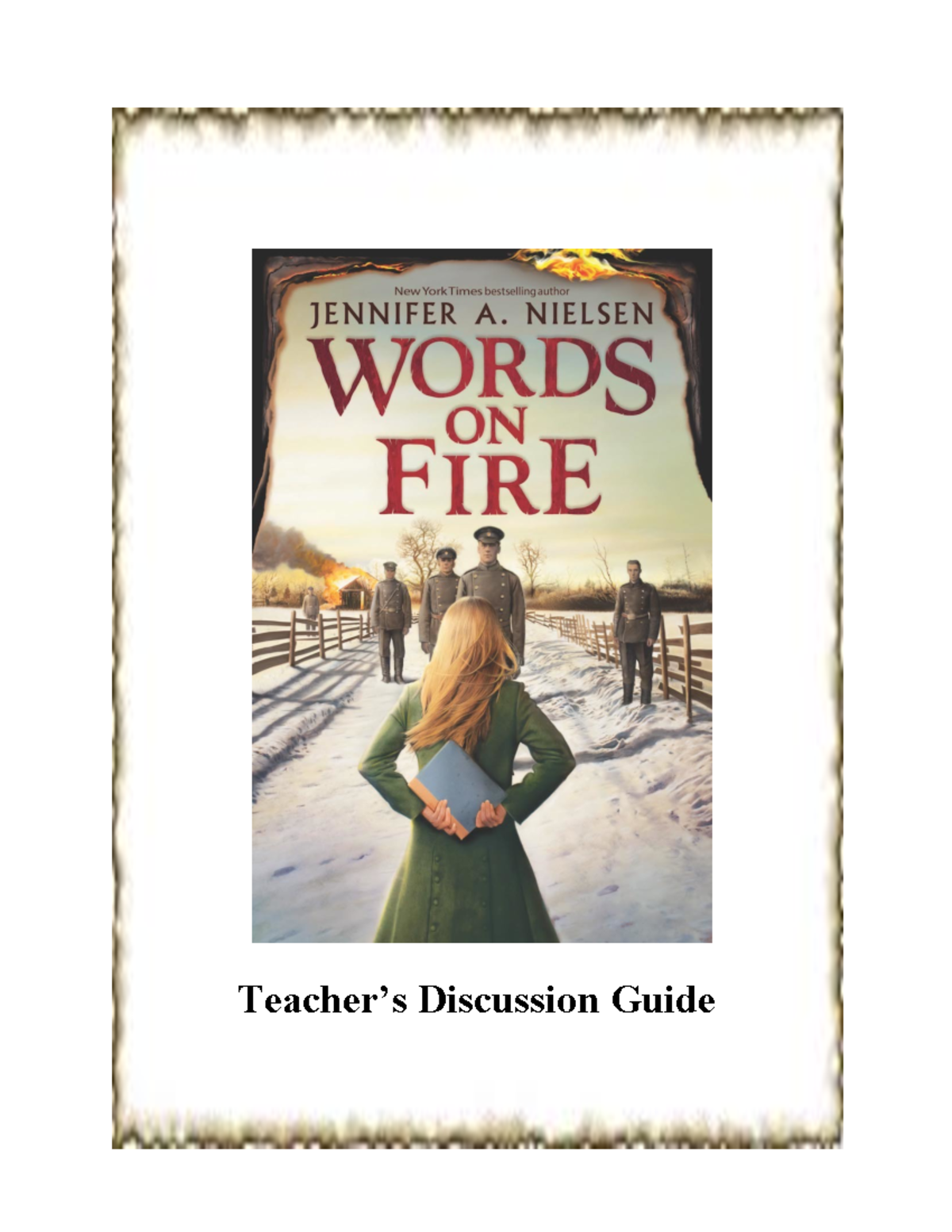Words on Fire Discussion Guide - Teacher’s Discussion Guide HISTORICAL CONTEXT At the turn of ...