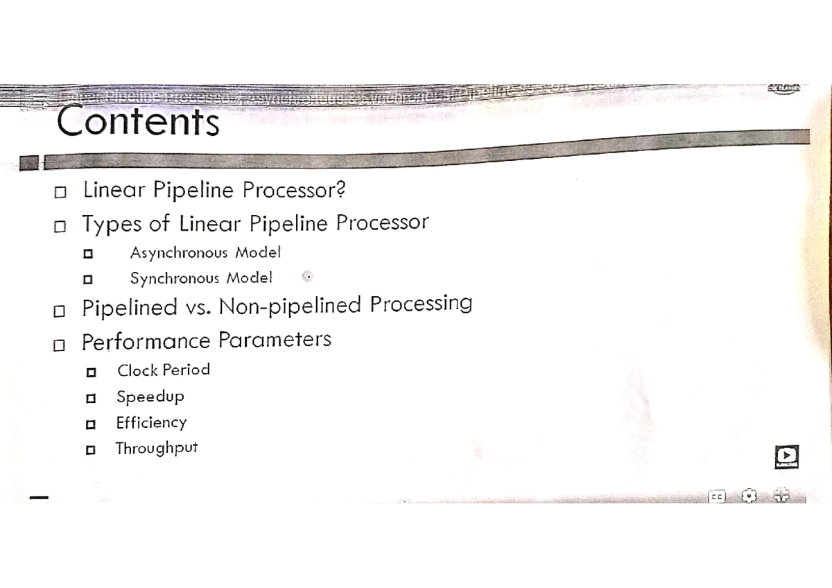 Pipeline explaination - Computer organisation and architecture - Studocu