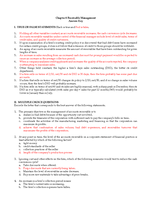 05 Inventory Management KEY - Chapter 5 Inventory Management Answer Key ...