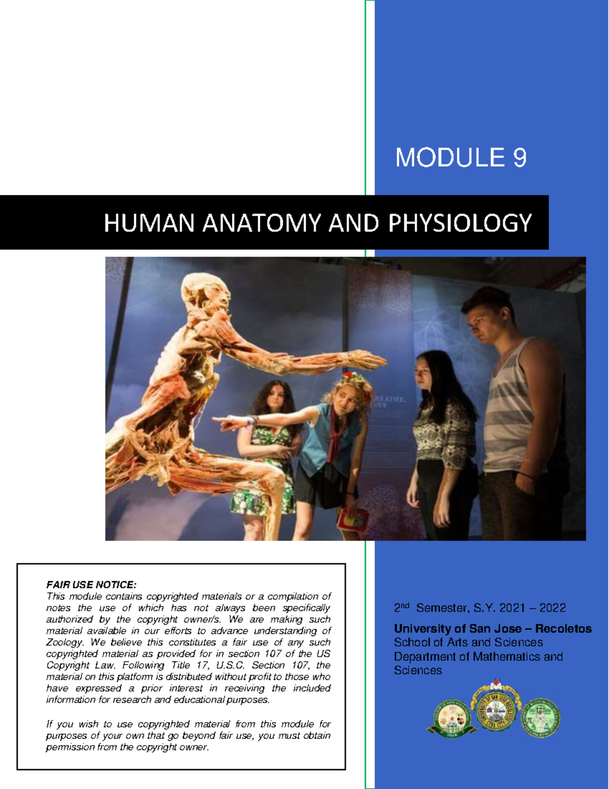 Module 9 -Central Nervous System - MODULE 9 2 nd Semester, S. 202 1 ...