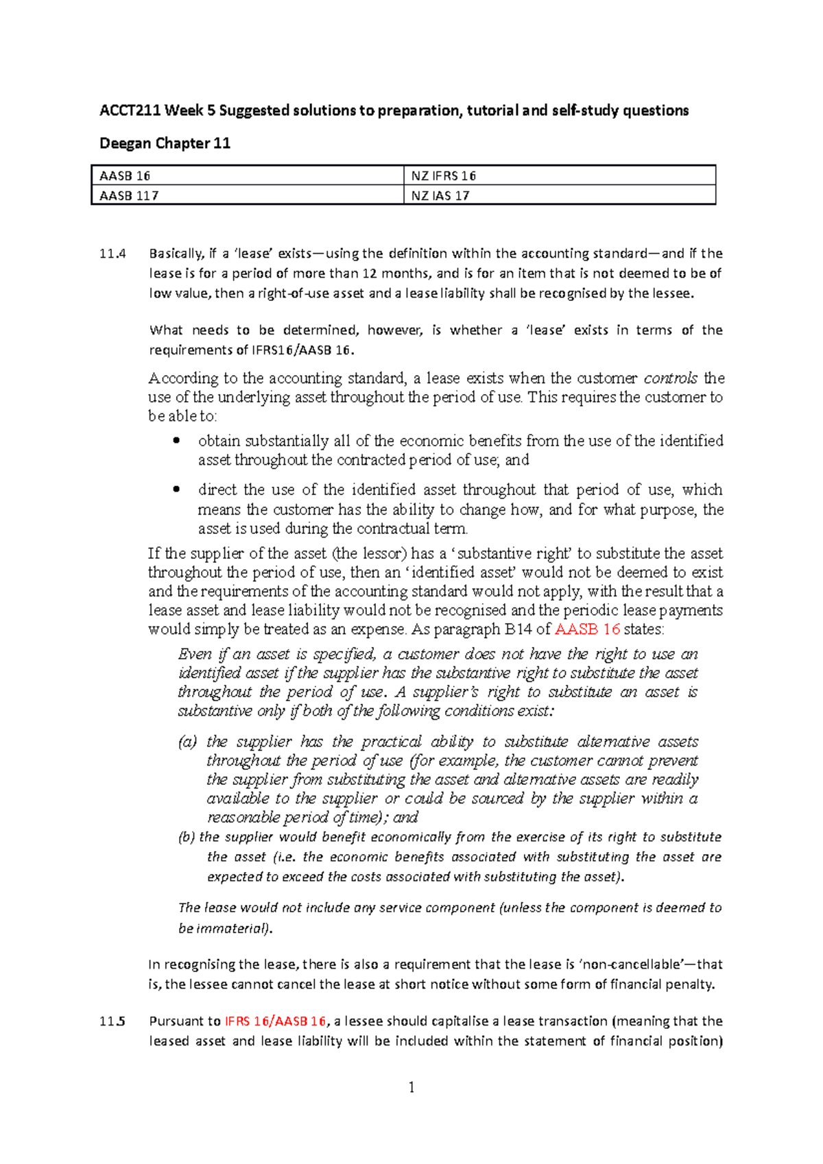 Week 5 Answer Sheet ACCT211 Week 5 Suggested Solutions To Preparation