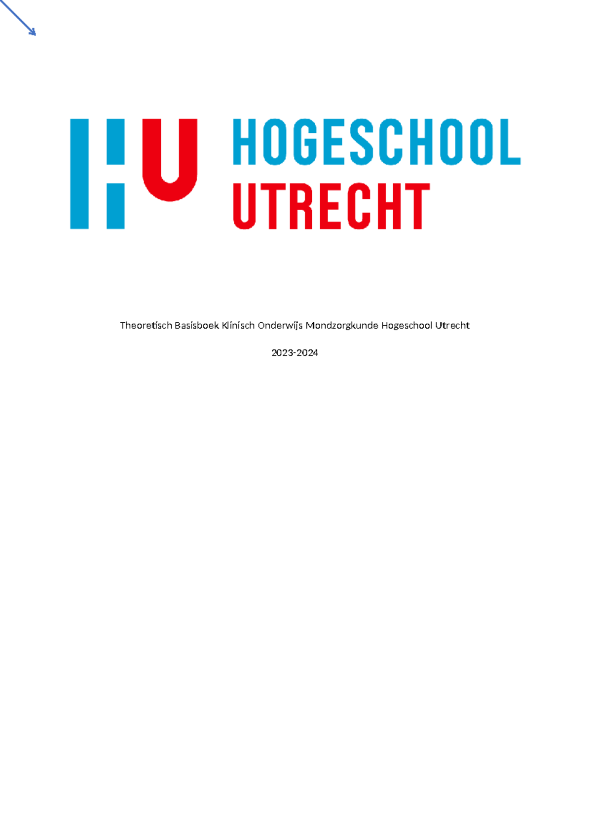 Nieuw Theoretische basisboek kliniekonderwijs 2023-2024 - Theoretisch ...