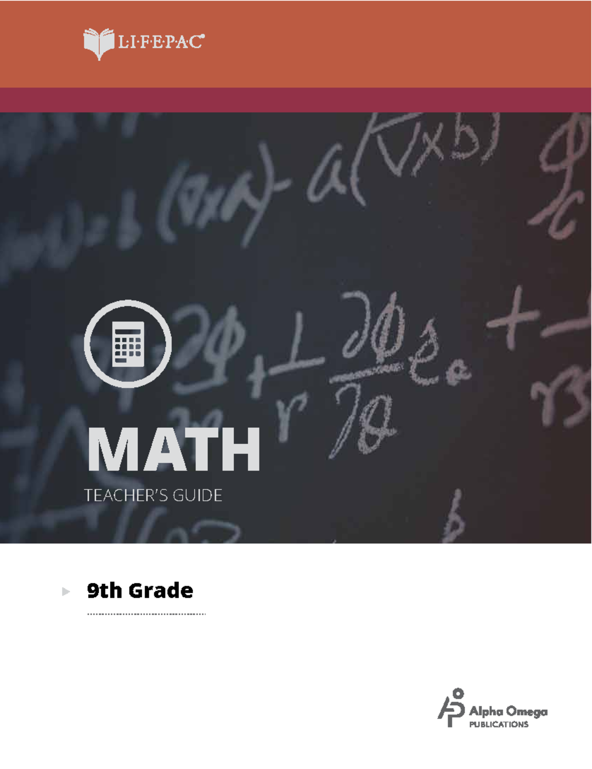 Sample MAT0920 - math - MATH TEACHER’S GUIDE 9th Grade The LIFEPAC ...