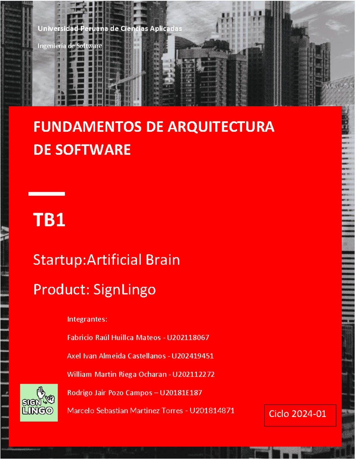 Upc-pre-202401-si657-SW71-Artificial Brain-report-tb1 - 1 Startup ...