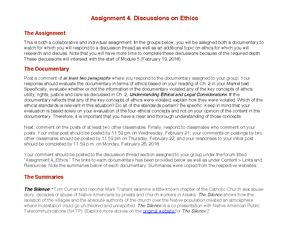 Examples of Technical Writing Assignments - The following document ...