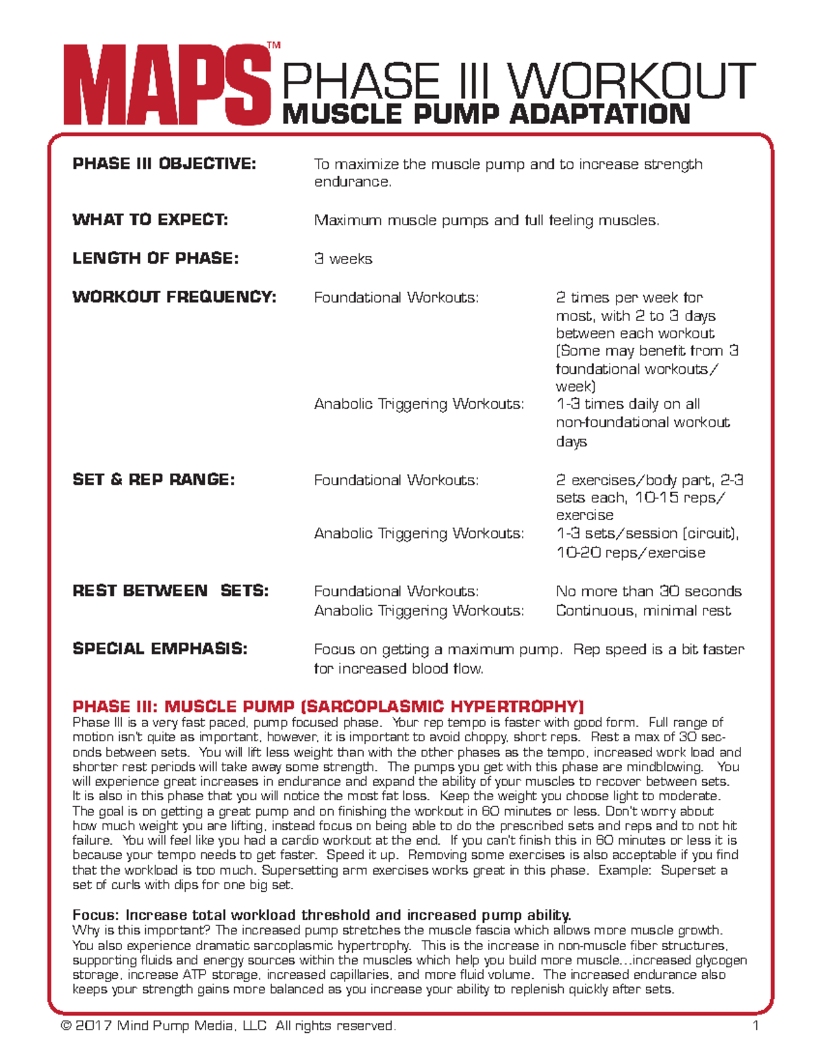 Anabolic Phase III Blueprint v6 - PHASE III OBJECTIVE: To maximize the ...