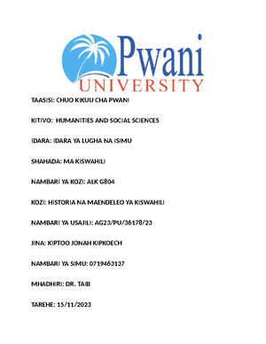 Viwango VYA Isimu - VIWANGO VYA ISIMU Utangulizi Katika somo la kwanza ...