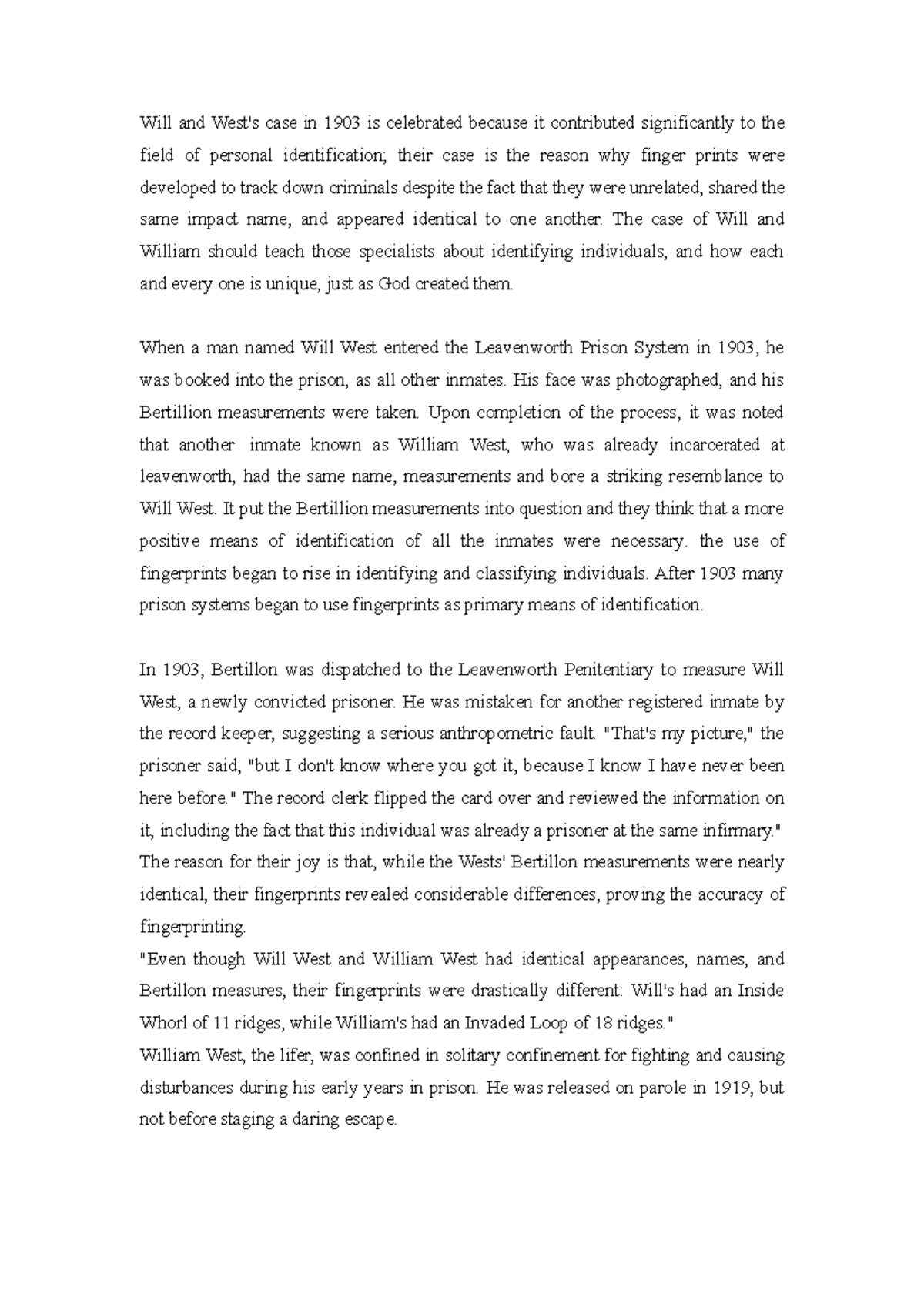 E3 Bsc1 Chapter Lecture 3 Will And Wests Case In 1903 Is