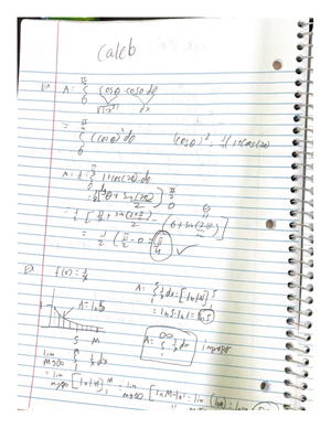 5.4 2 - Lesson notes for Calc II - dx Subd) aT ae (Cagxy 4, ae 6 Chay ...