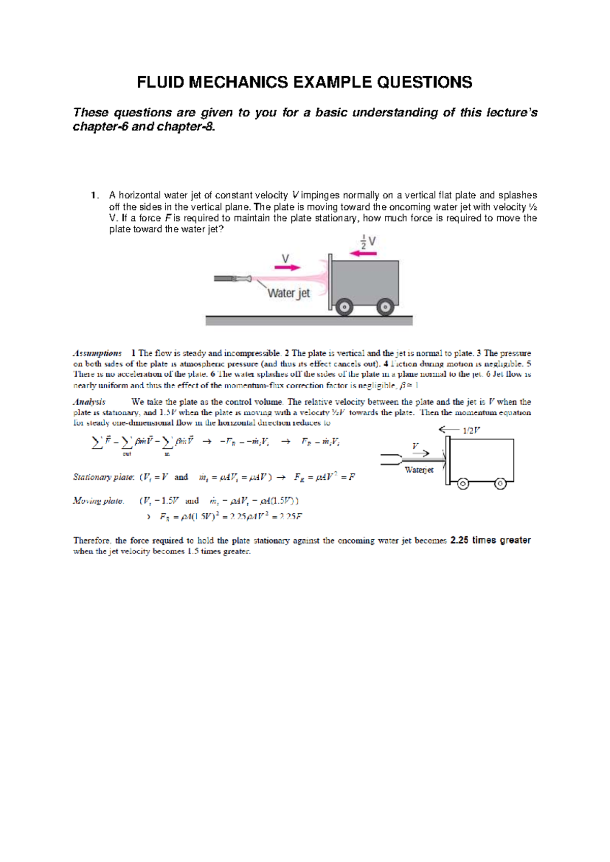 Fluid-mechanics-example-questions compress - FLUID MECHANICS EXAMPLE ...