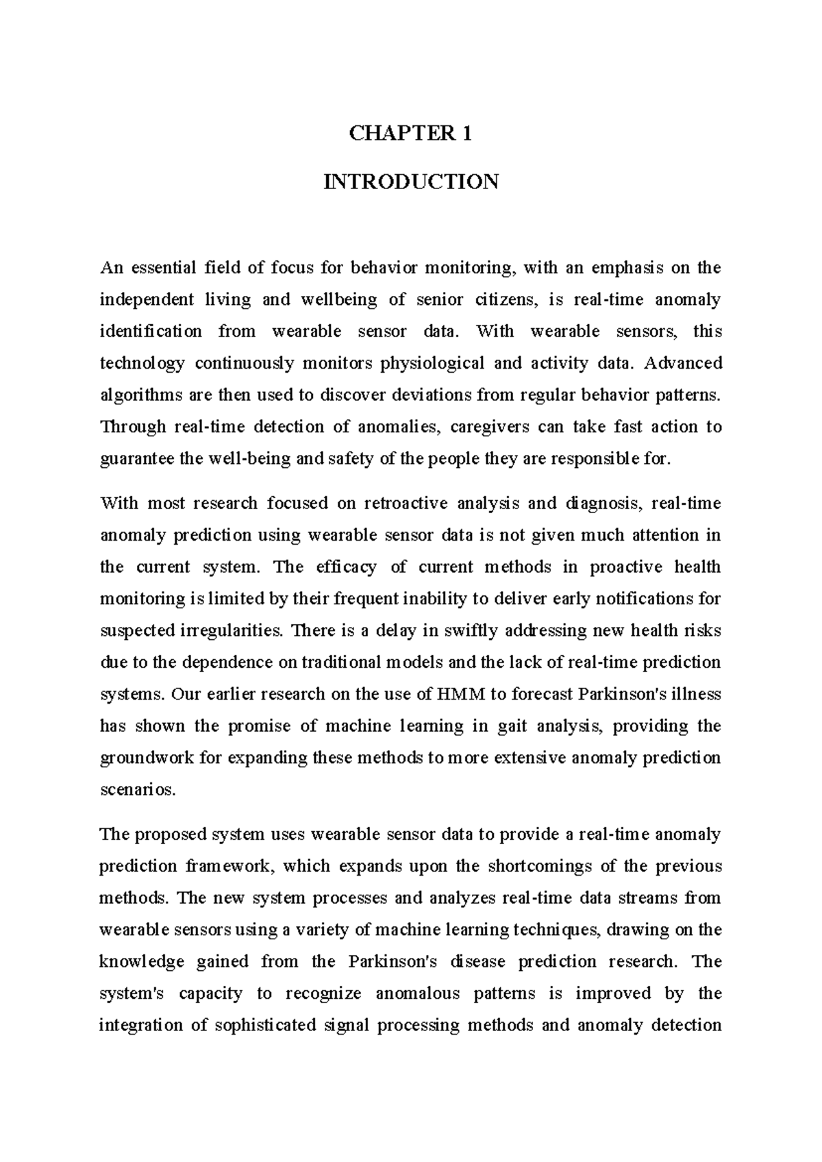 Splitted S7 Project Report - CHAPTER 1 INTRODUCTION An essential field of focus for behavior ...