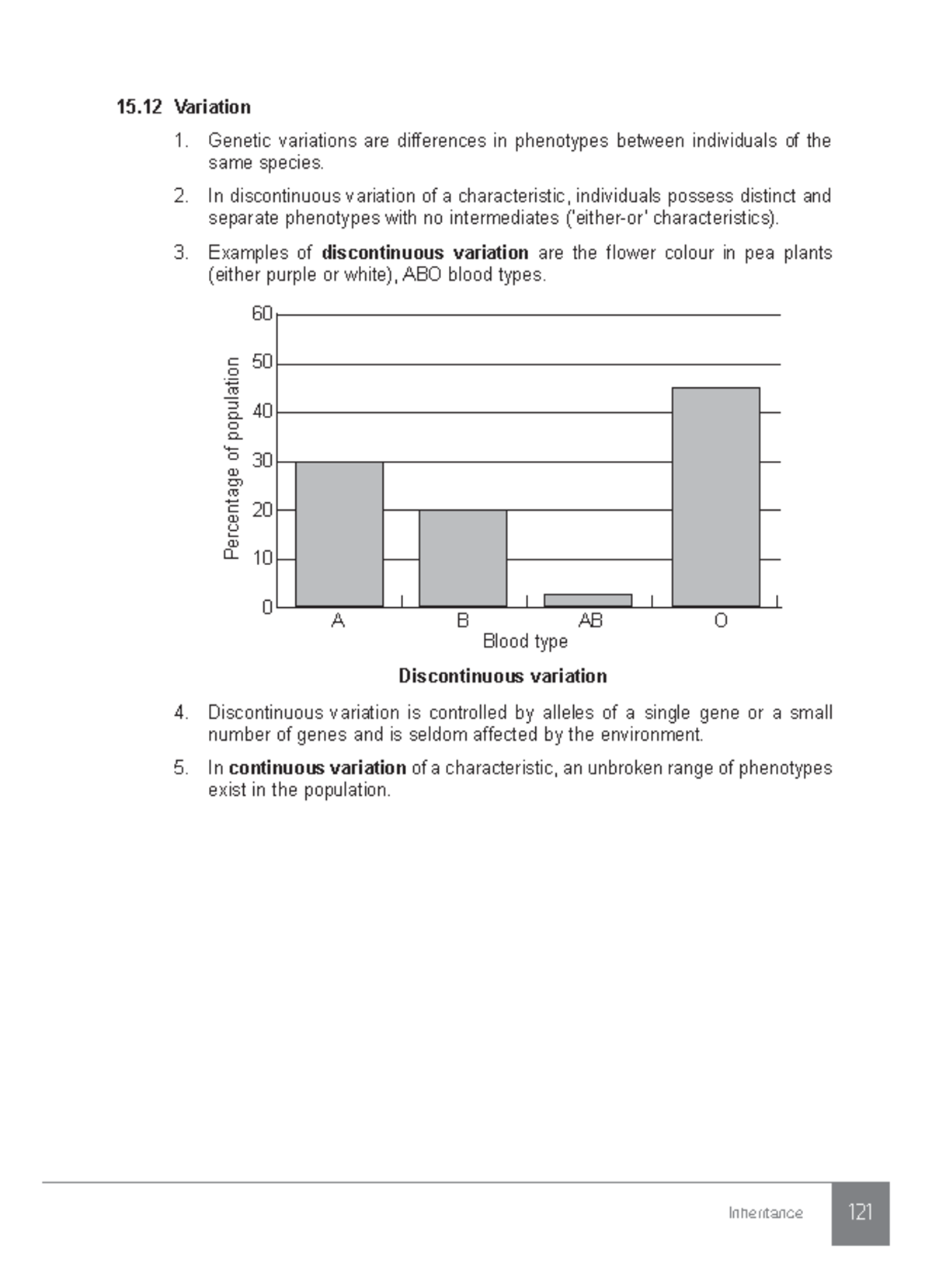 127 - hello - Inheritance 121 15 Variation Genetic variations are ...