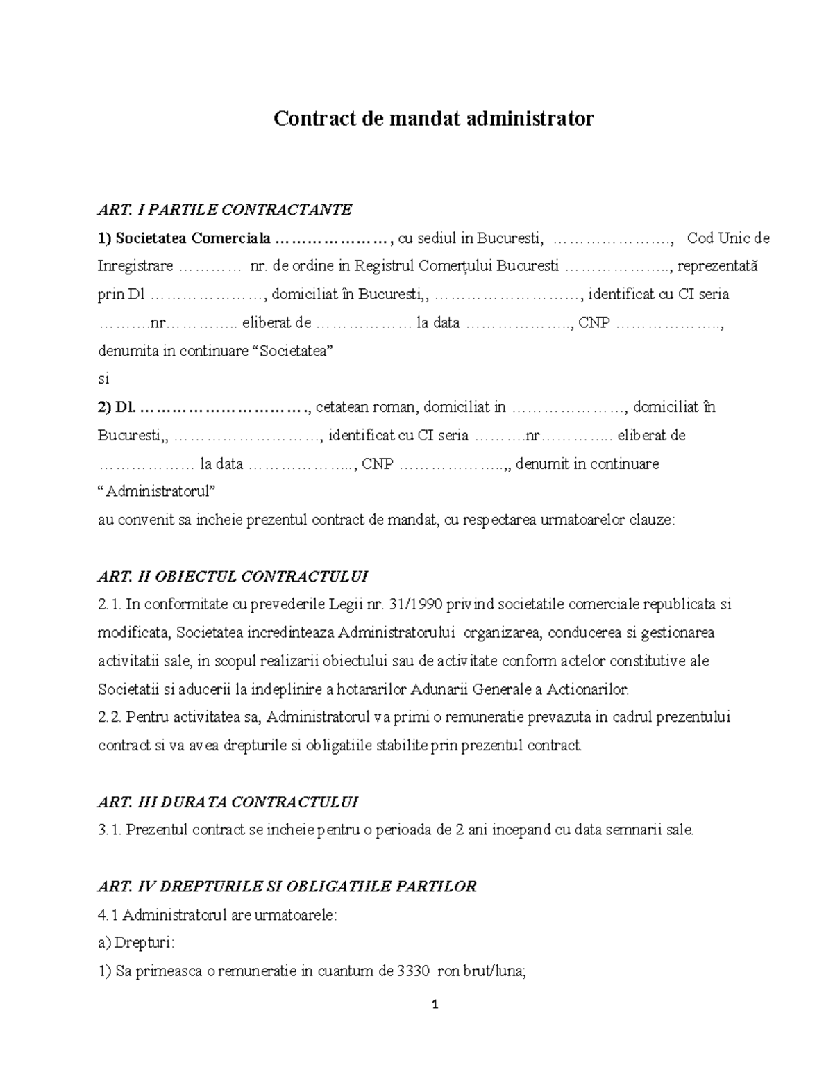 Contract mandat administrator 4924ee84-e230-4c0d-a1b5-79ea8afb87aa ...