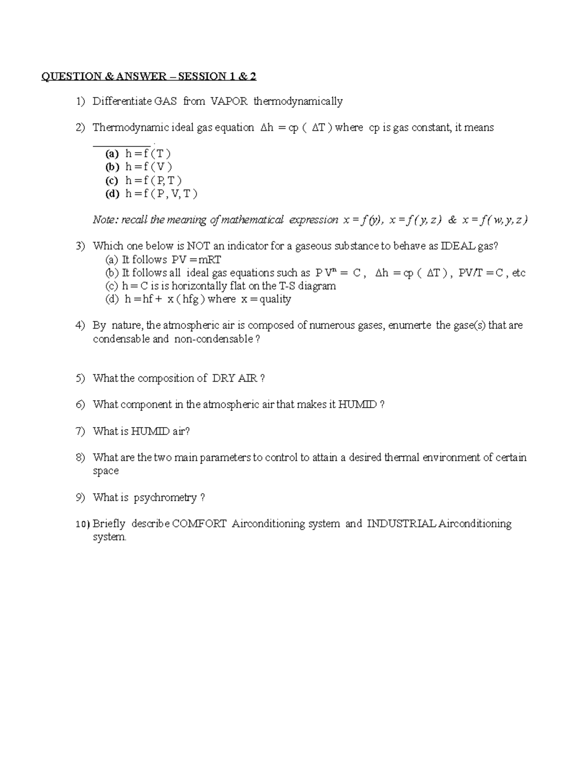 Session 1-2 TAKE HO ME EXAM - QUESTION & ANSWER – SESSION 1 & 2 ...